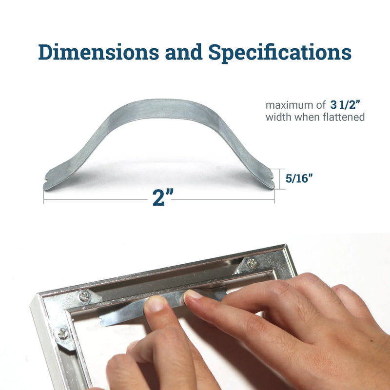 3/8” Spring Clips - Z Clips for Picture Frames and Window Screens ...