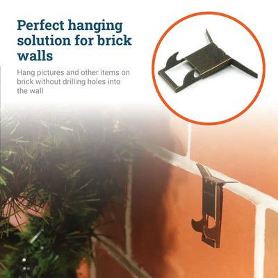 Brick Clips - Supports 30 lbs - Picture Hang Solutions