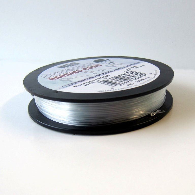 Nylon Invisible Hanging Cord - 100 Feet - Supports 20 Lbs - Picture ...