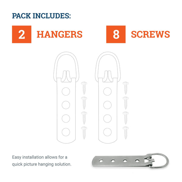 Mega Strap Hanger 200 lb - Picture Hang Solutions