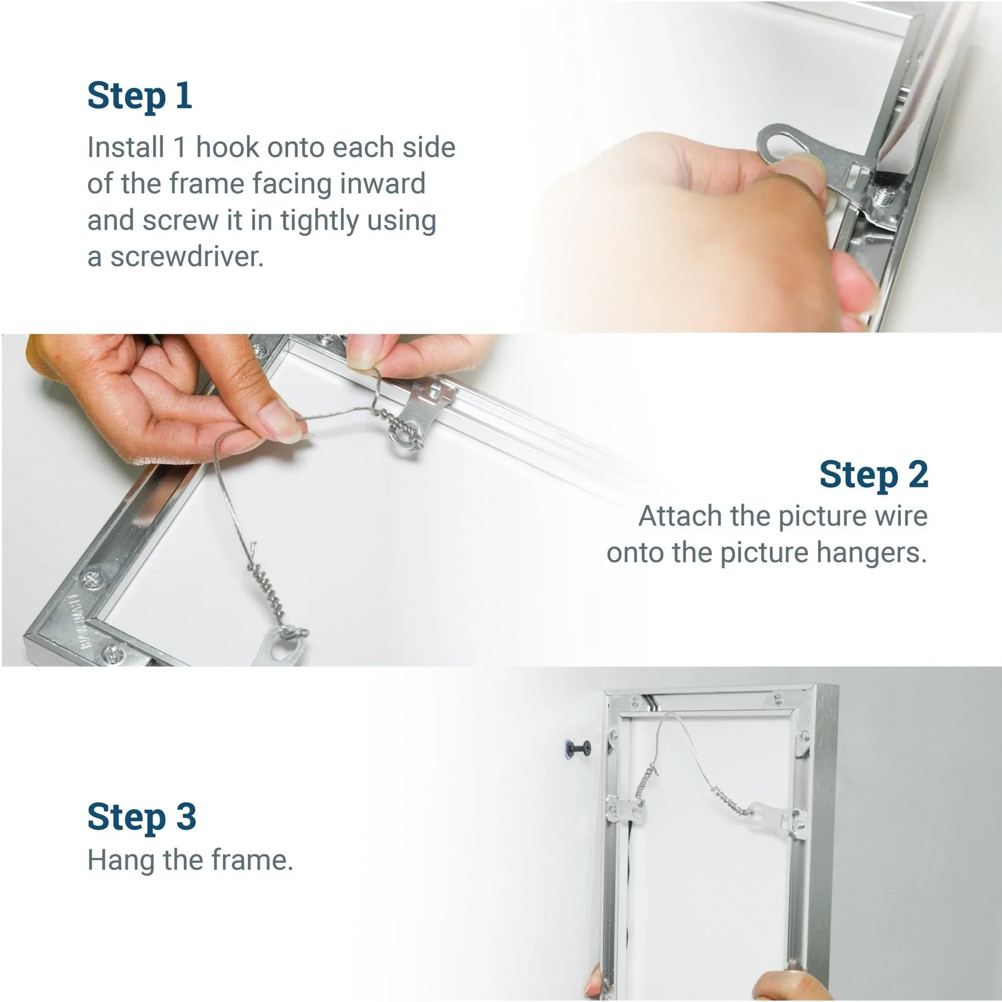 Metal Frame Euro Hanger - Picture Hang Solutions