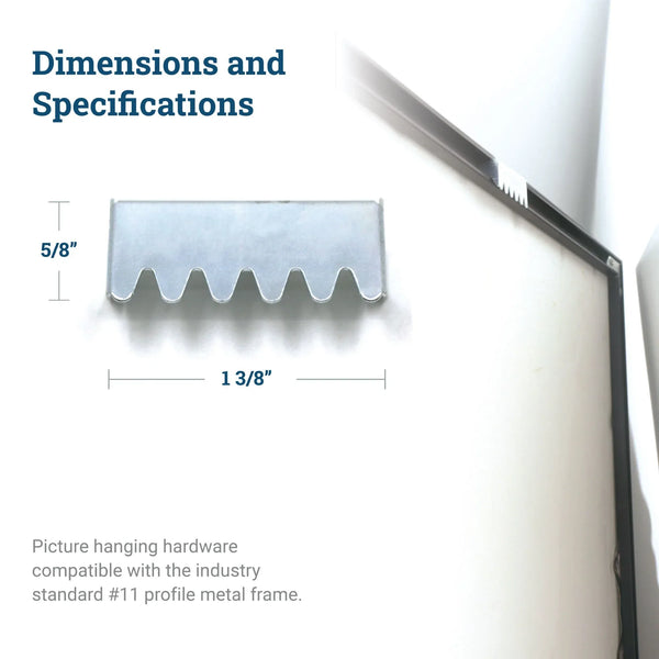 Metal Frame Notch Hanger - Picture Hang Solutions